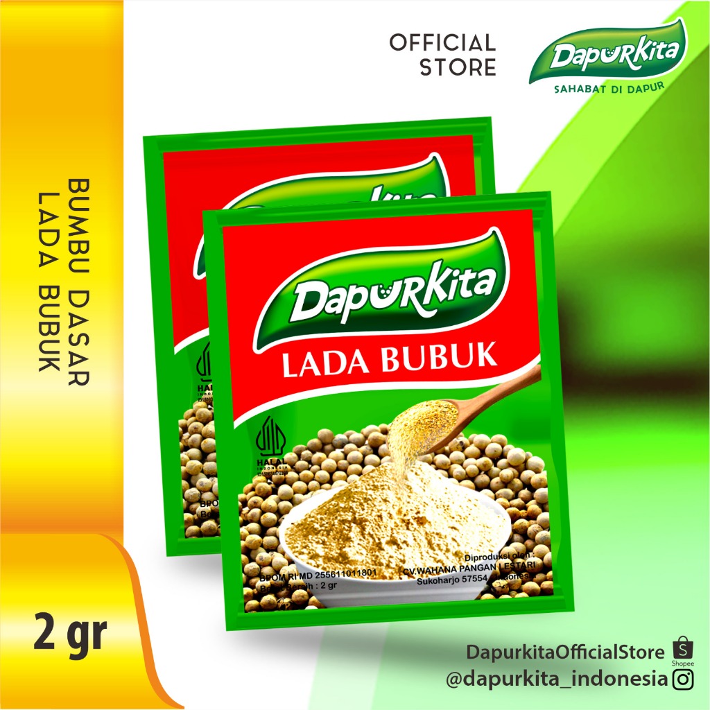 Jual LADA BUBUK DAPURKITA 1 Renteng @12 Sachet | Shopee Indonesia