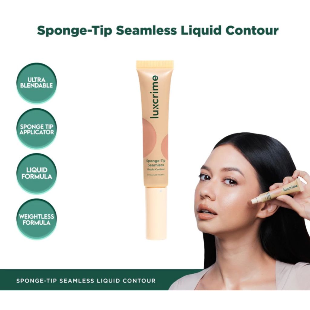 Jual LUXCRIME SPONGE-TIP SEAMLESS LIQUID CONTOUR | Shopee Indonesia