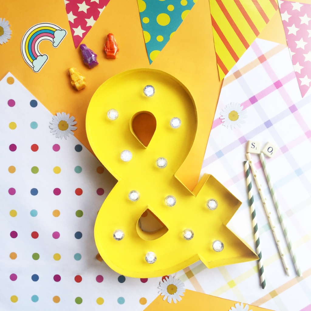 Jual Custom Letter Lamp 20cm | Custom Lampu Huruf LED Marquee Lights ...