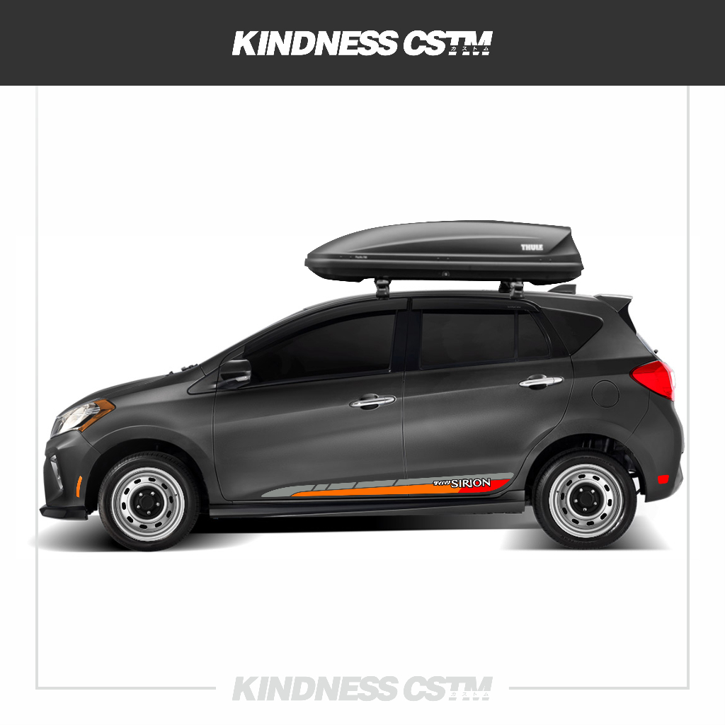 Jual sticker side decal striping samping mobil daihatsu sirion (kalcer ...