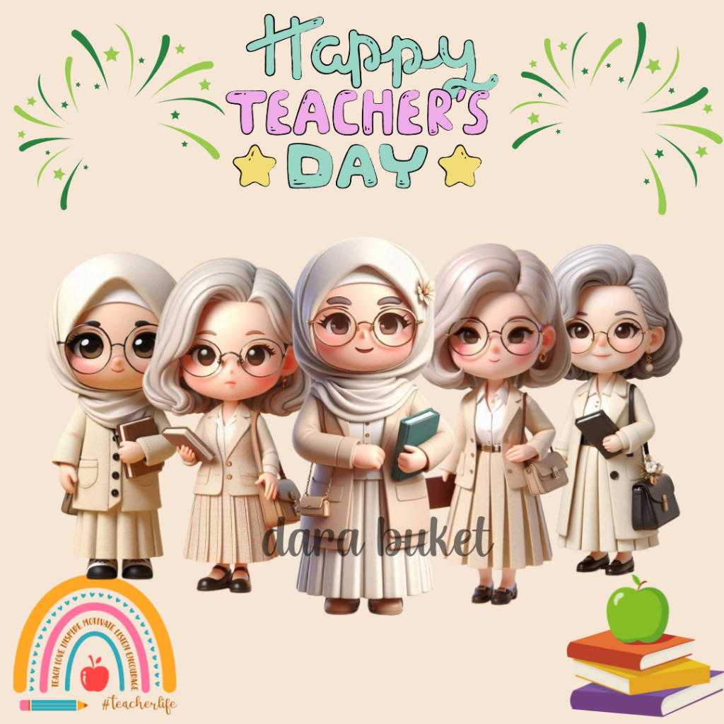 Jual Topper guru senior / topper guru untuk buket / topper hari guru ...