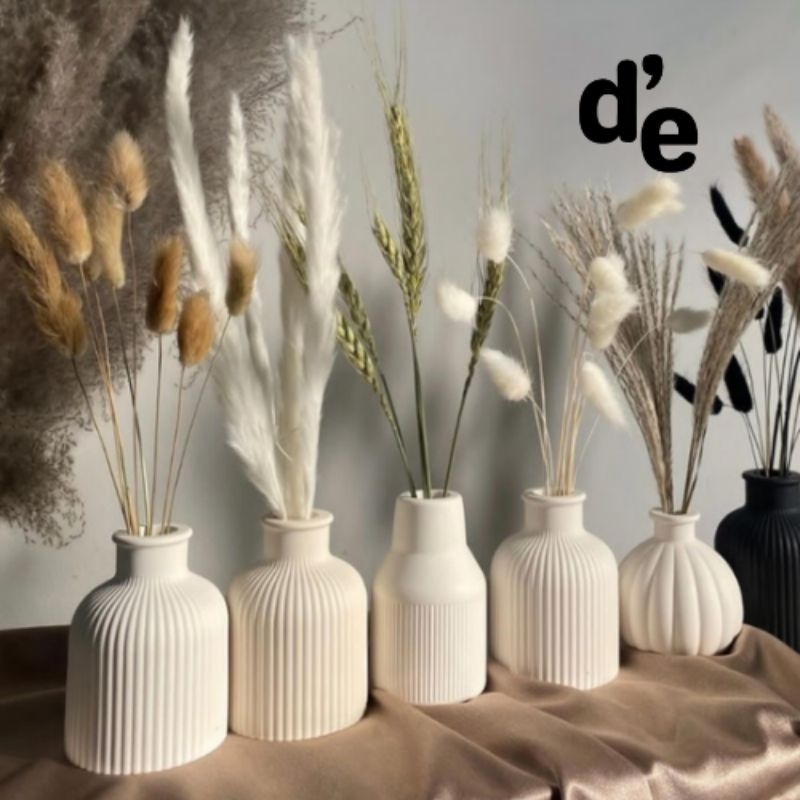 Jual D'EMPRESS vas bunga estetik (COATING GLOSSY) vas bunga aestetik ...