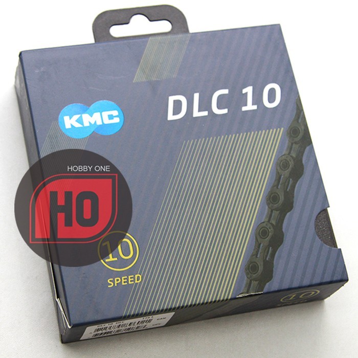 Jual KMC X10SL DLC Chain - BLACK - Rantai Road Bike MTB - 10 Speed ...
