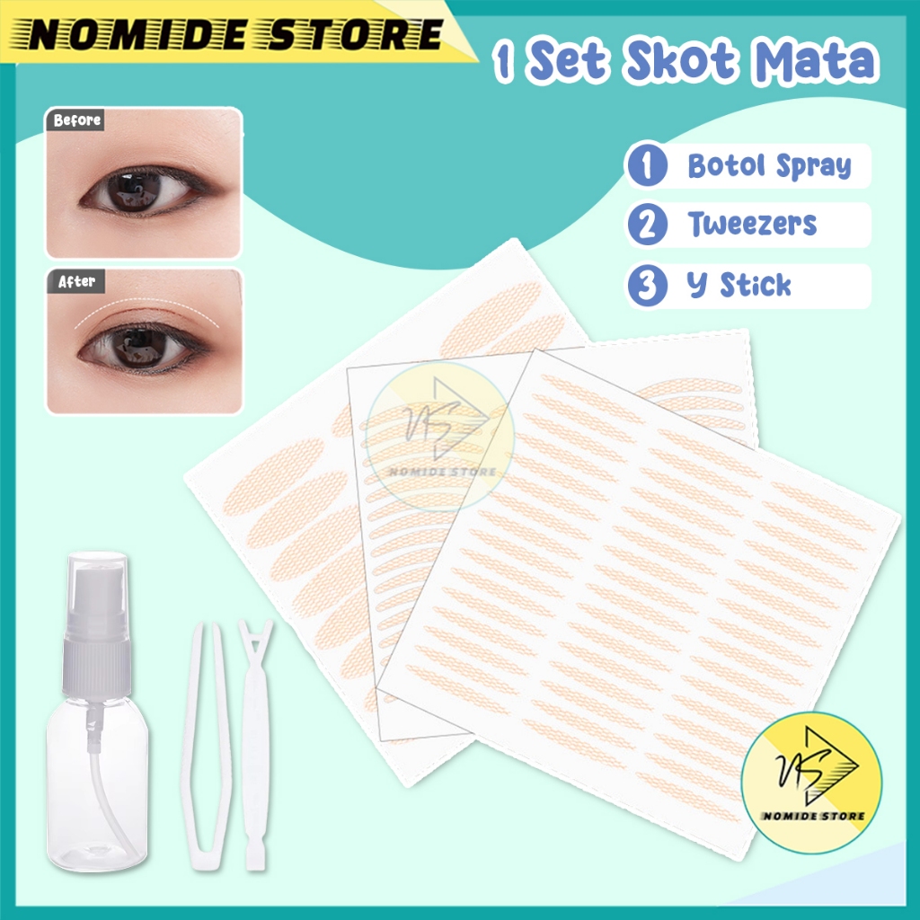 Jual Skot Mata Jaring Eyelid Veil Tape Transparan Bening Tahan Air ...