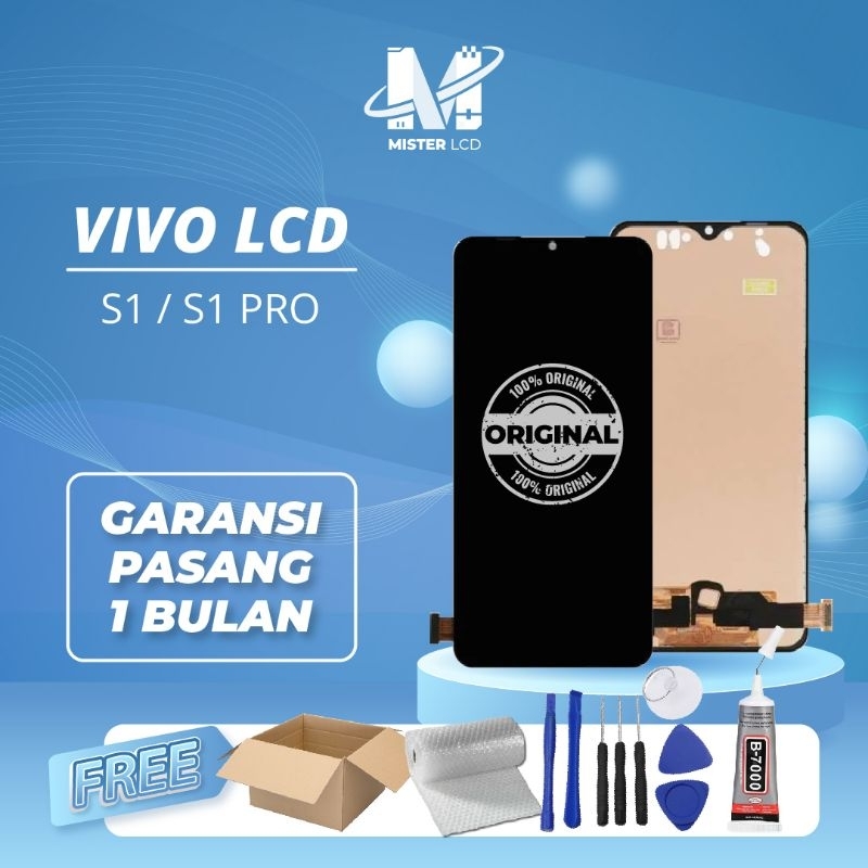 Jual LCD VIVO S1 / S1 PRO FULLSET ORIGINAL FREE LEM + OPENING SET ...