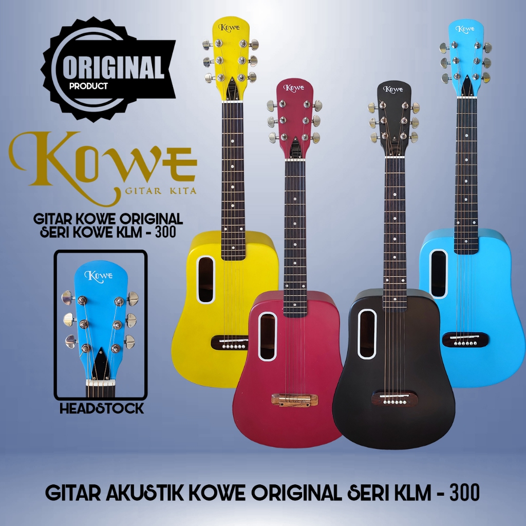 Jual Gitar Akustik KOWE Seri KLM - 300 Model Lava Me Ukuran 3per4 Free ...