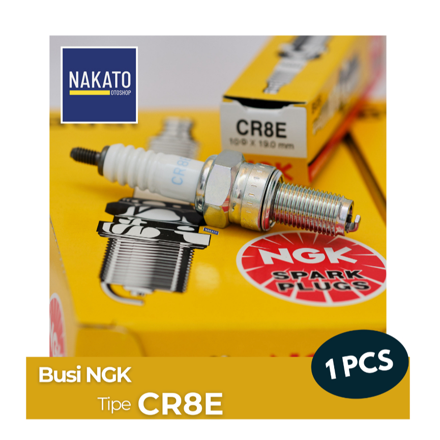 Jual [SATUAN] Busi Motor NGK CR8E Vixion Ninja 250 Satria Xeon MX Aerox ...