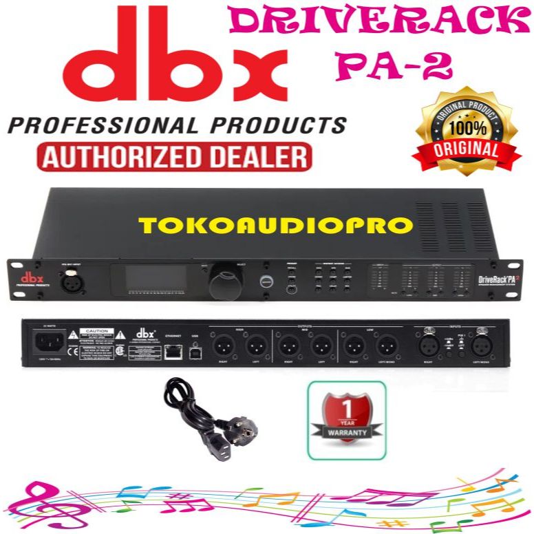 Jual DLMS DBX Driverack PA2 Digital Speaker Management Original PA-2 | Shopee Indonesia