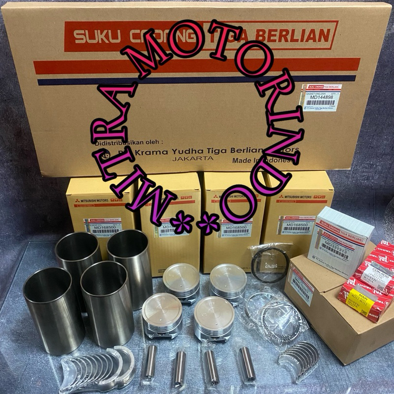 Jual Paket Komplit/Liner Kit Set Liner +Piston+Ring +Paking Set+Metal ...