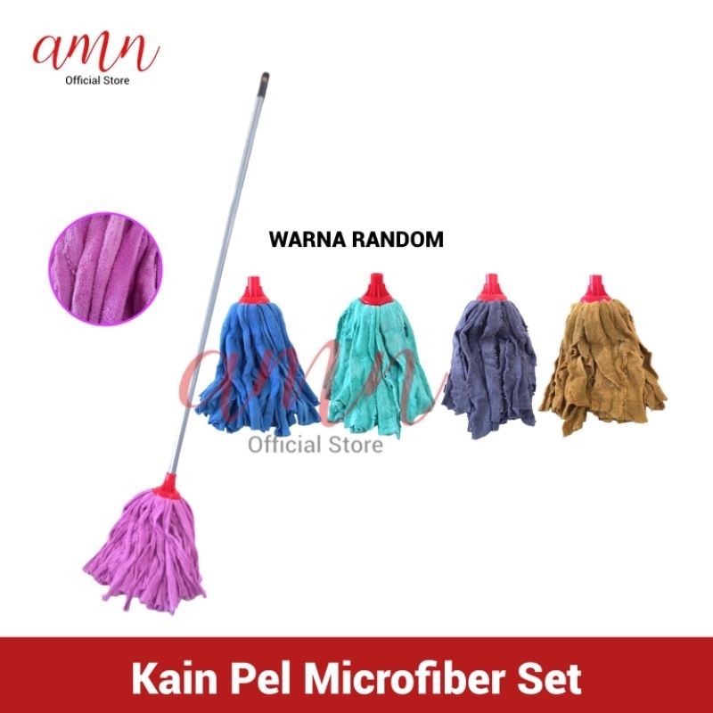 Jual Alat Pel Lantai Microfiber Mop Pembersih Lantai | Shopee Indonesia