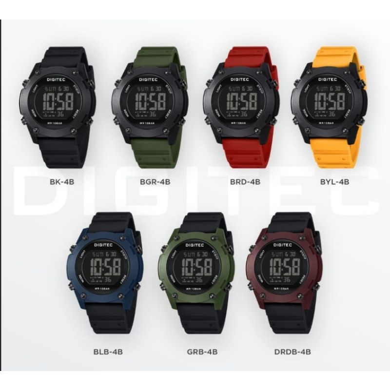 Jual Jam Tangan Pria Digitec DG-5204 Digital Original | Shopee Indonesia