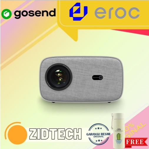 Jual EROC MONET Projector Full HD 450 ANSI 5G Netflix Fully Auto Focus ...