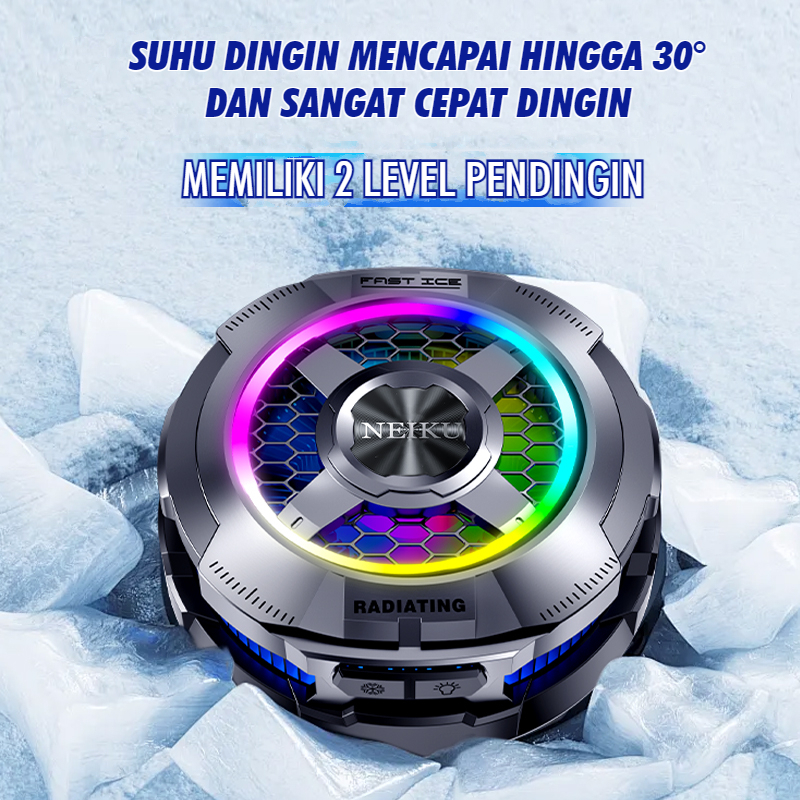 Jual NEIKU NK01 SEMICONDUCTOR MAGNETIC RGB PHONE COOLER WITH MAGNETIC ...