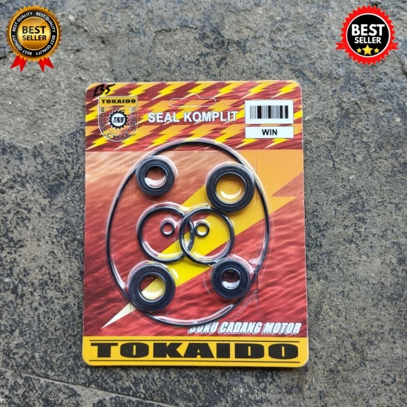 Jual Oil Seal Sil Set Komplit Honda Win 100 Tokaido | Shopee Indonesia