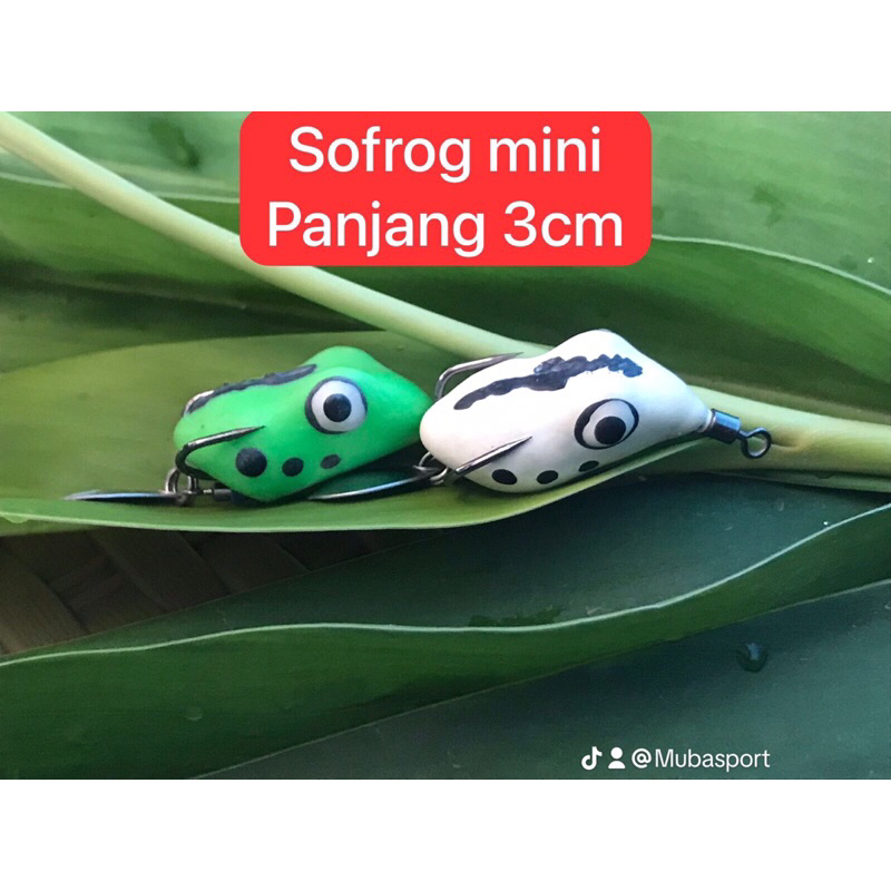 Jual sofrog / umpan pancing mainan / kodok karet HRlure original ...