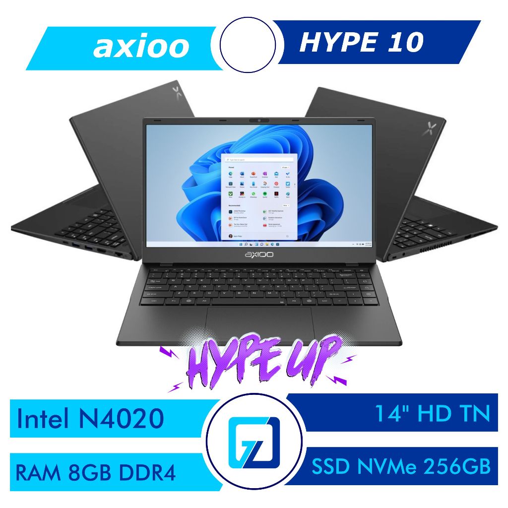 Jual LAPTOP AXIOO HYPE 10 INTEL N4020 8GB 256GB 14 INCHI RESMI | Shopee ...