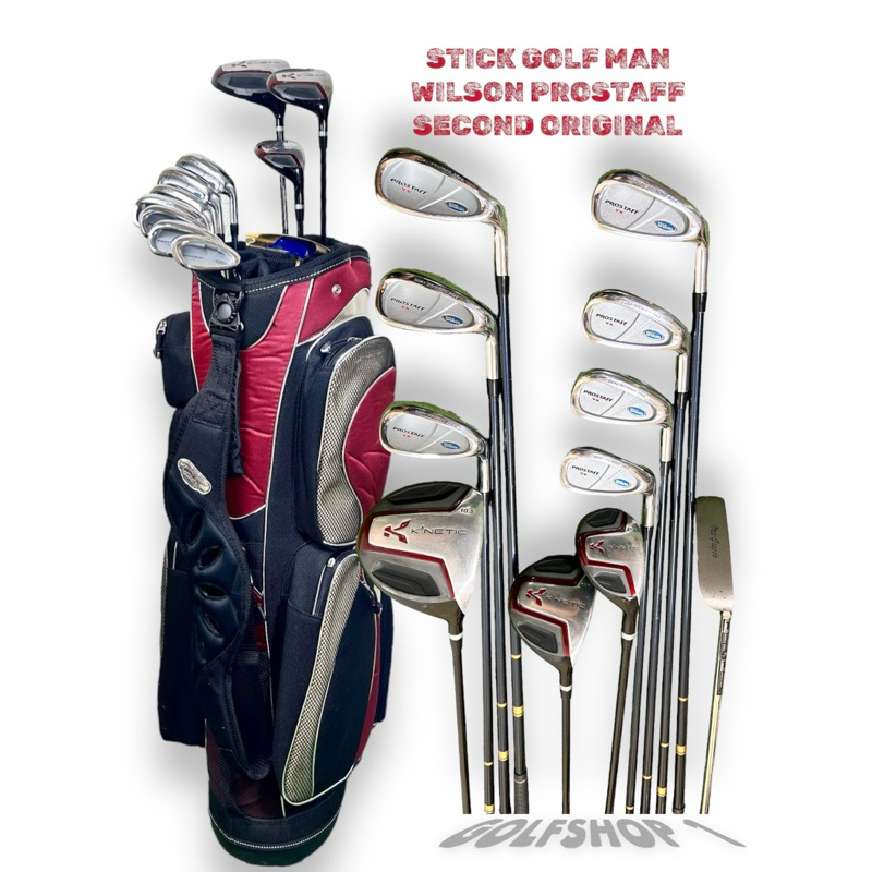 Jual Stick Golf Wilson Prostaff Golf Shaft Graphite Fullset Bag Golf ...
