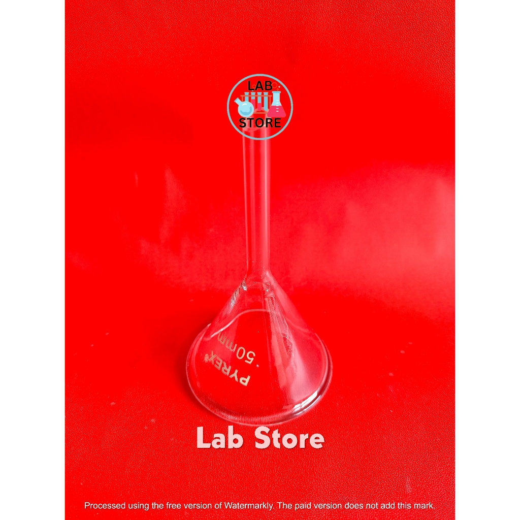 Jual Corong Kaca Pyrex / Funnel Glass Diameter 50mm 5 cm | Shopee Indonesia