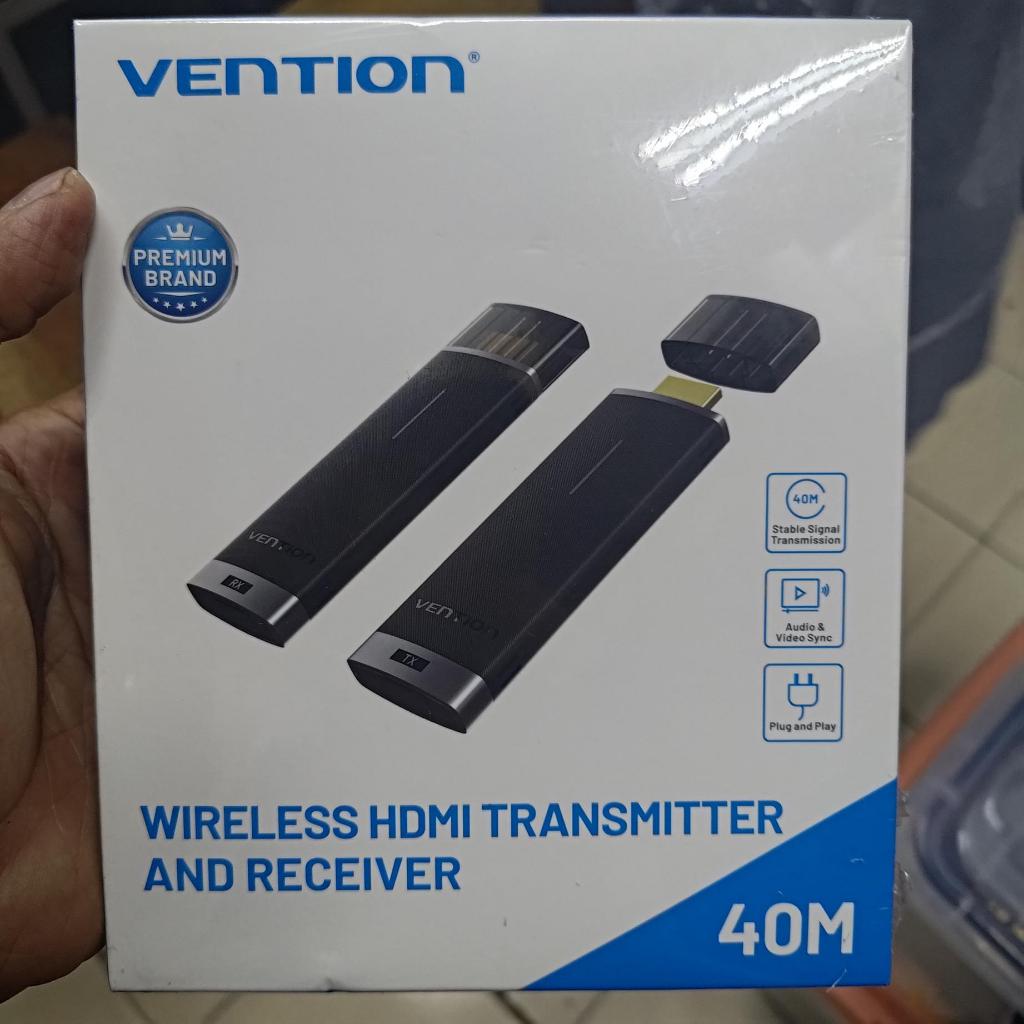 Jual RESMI Vention Wireless HDMI Dongle Video Transmitter Receiver ...