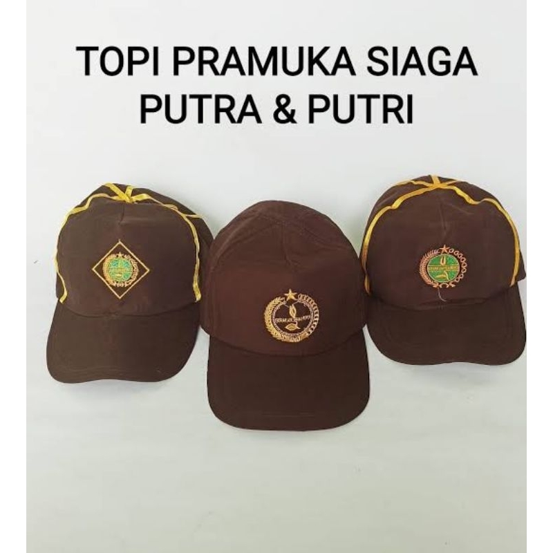 Jual Topi Pramuka Topi Siaga Putra Putri Topi Siaga Pramuka Atribut ...