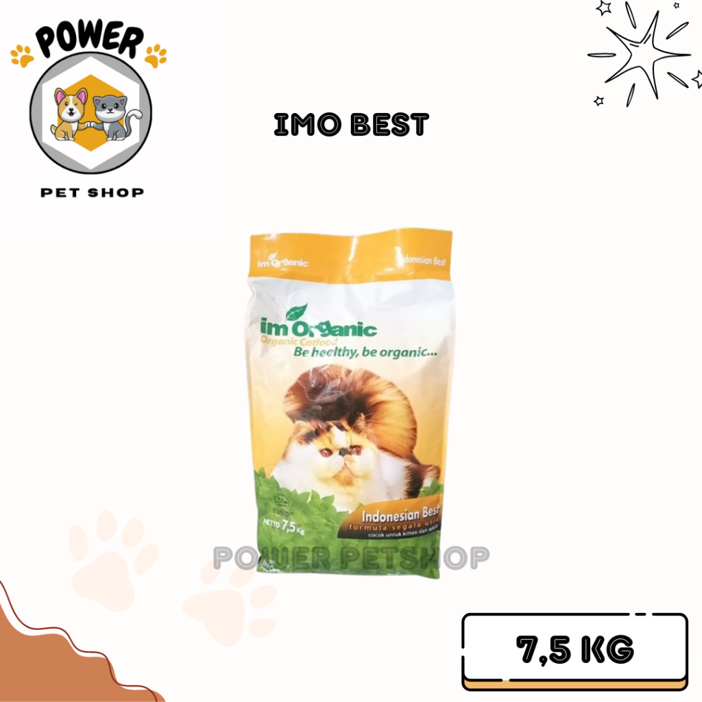 Jual Makanan Kucing - Imo Best 7.5kg - Im Organic Best 7.5kg (INSTANT ...