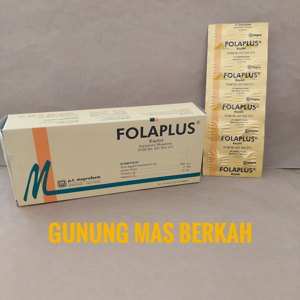 Jual FOLAPLUS folaplus 10 kaplet (per strip) - cegah anemia Ibu Hamil ...