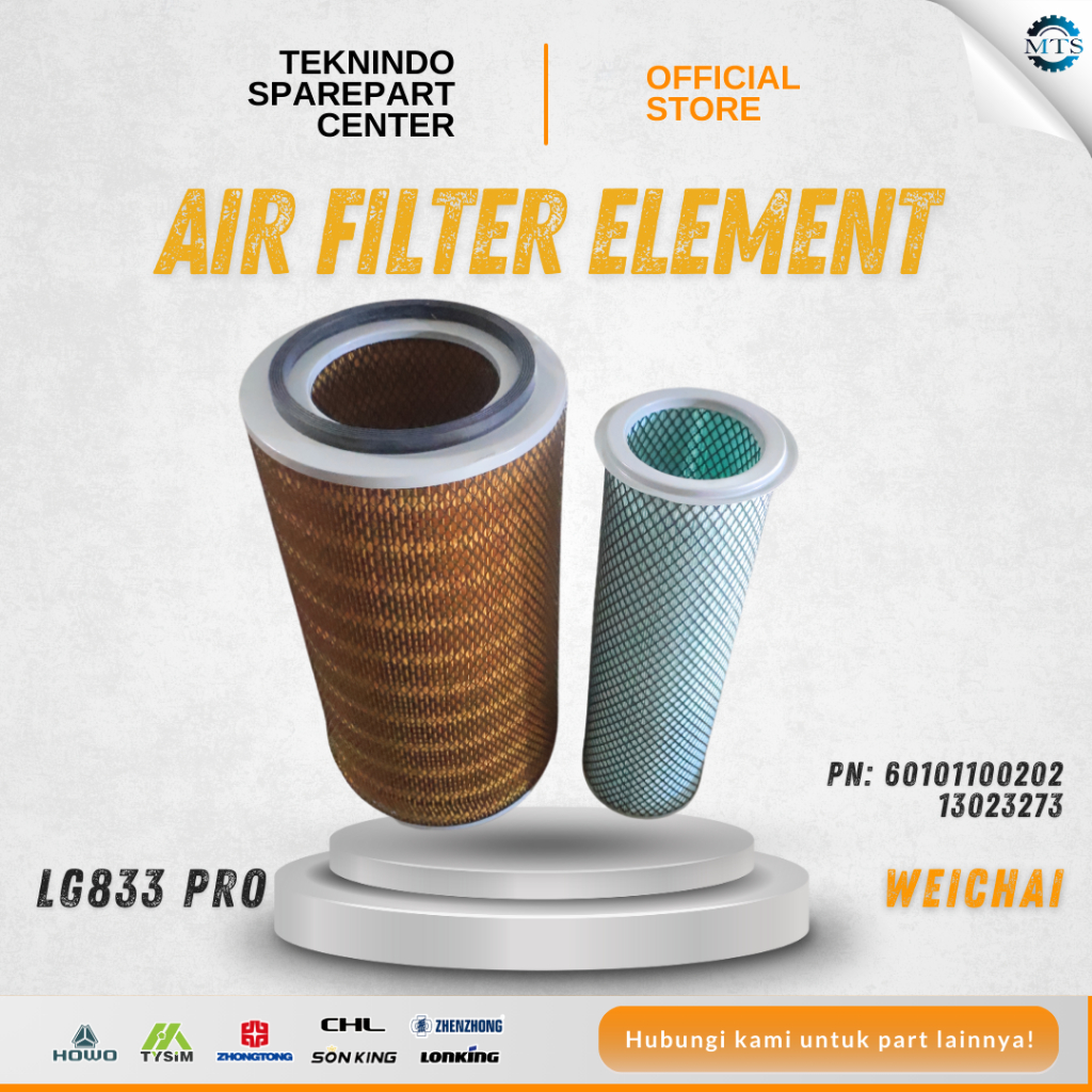Jual Air Filter Element | 60101100202 | Type Unit: Lonking LG833 PRO ...