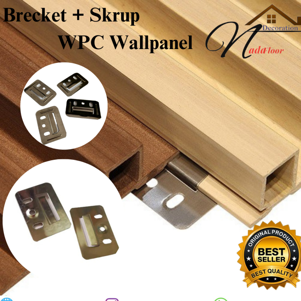 Jual Klip Besi Wallpanel Bracket Clip Wall panel | Klip Wallpannel ...