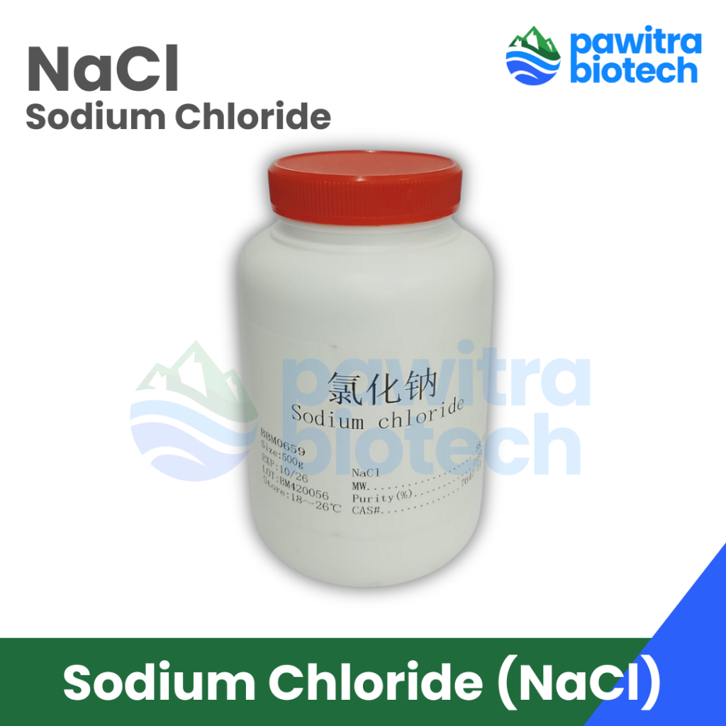 Jual Sodium Chloride (NaCl) Media Mikrobiologi Pro Analis | Shopee ...