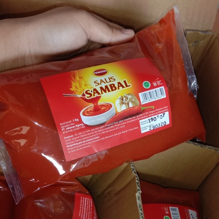 Jual SAUS SAMBAL PRIMASUKA BANTAL 1KG | Shopee Indonesia