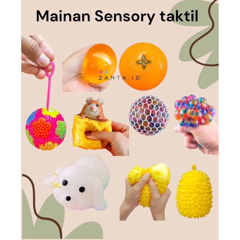 Jual Isi 6 pcs Mainan Edukasi Sensorik Play Taktil Sensori Taktil dan ...
