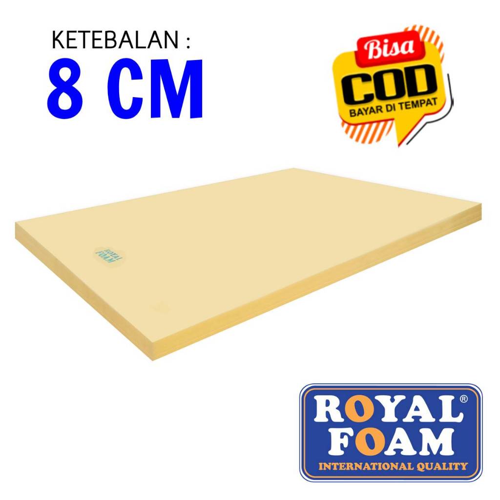 Jual Busa 8cm 200x150cm Kasur Lembaran Tebal Royal Foam Spons Surpet ...