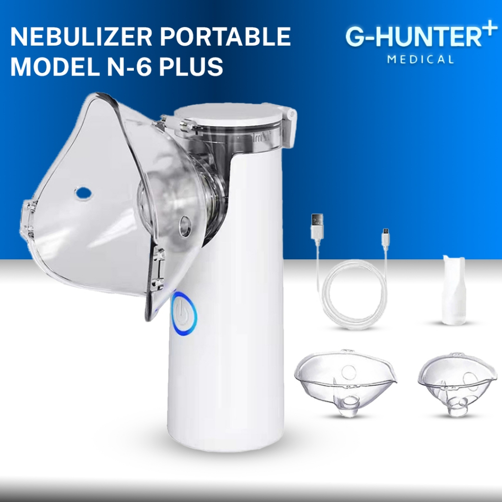 Jual Portable Mesh Nebulizer Inhaler for Asthma Respiratory Vapor ...