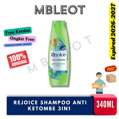 Jual Rejoice Hijab Shampoo Anti Ketombe 3In1 340Ml | Shopee Indonesia