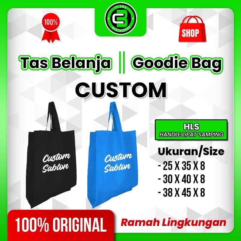 Jual Goodie Bag | *CUSTOM* ( Minimal 100pcs ) | Tas Belanja | Tas Souvenir | Tas Hajatan | Tas ...