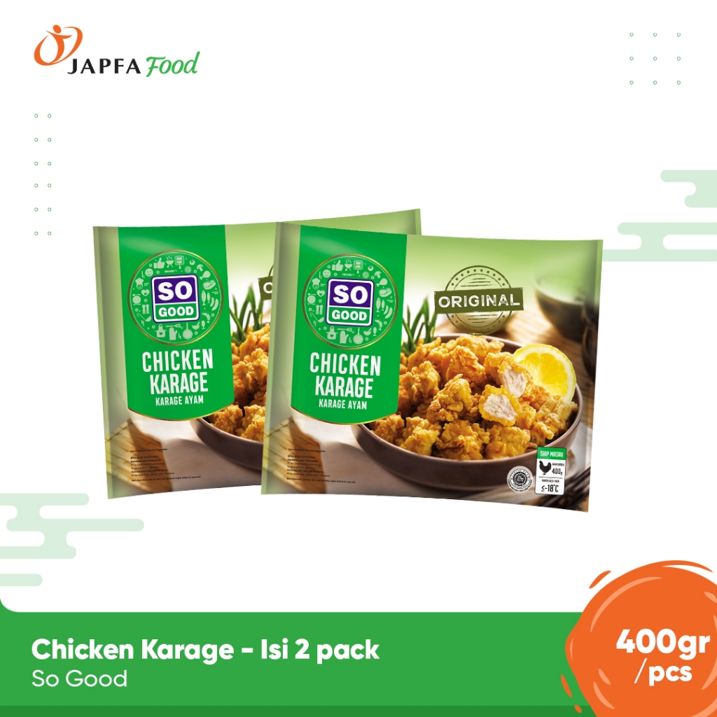 Jual So Good Chicken Karage / Karage Ayam 400gr - Isi 2 pack | Shopee ...