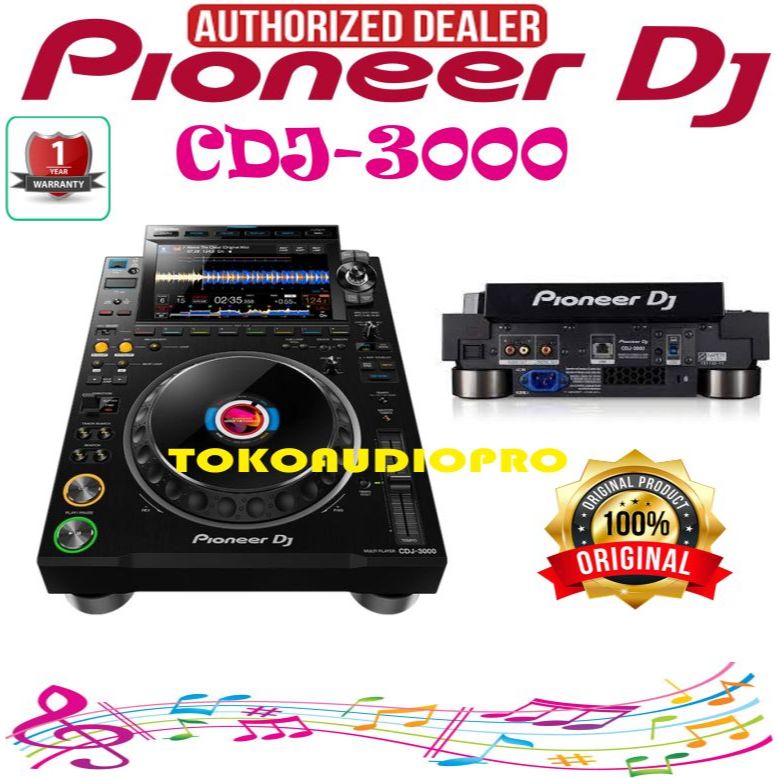 Jual Pioneer CDJ-3000 Professional DJ multi player Pioneer CDJ3000 Original | Shopee Indonesia