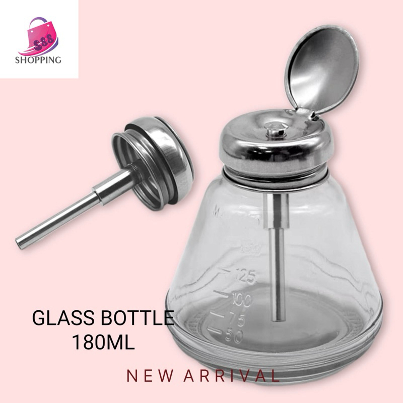 Jual Botol Thinner Kaca 180ML / Tempat Thinner / Wadah Thinner / Tempat Cairan | Shopee Indonesia