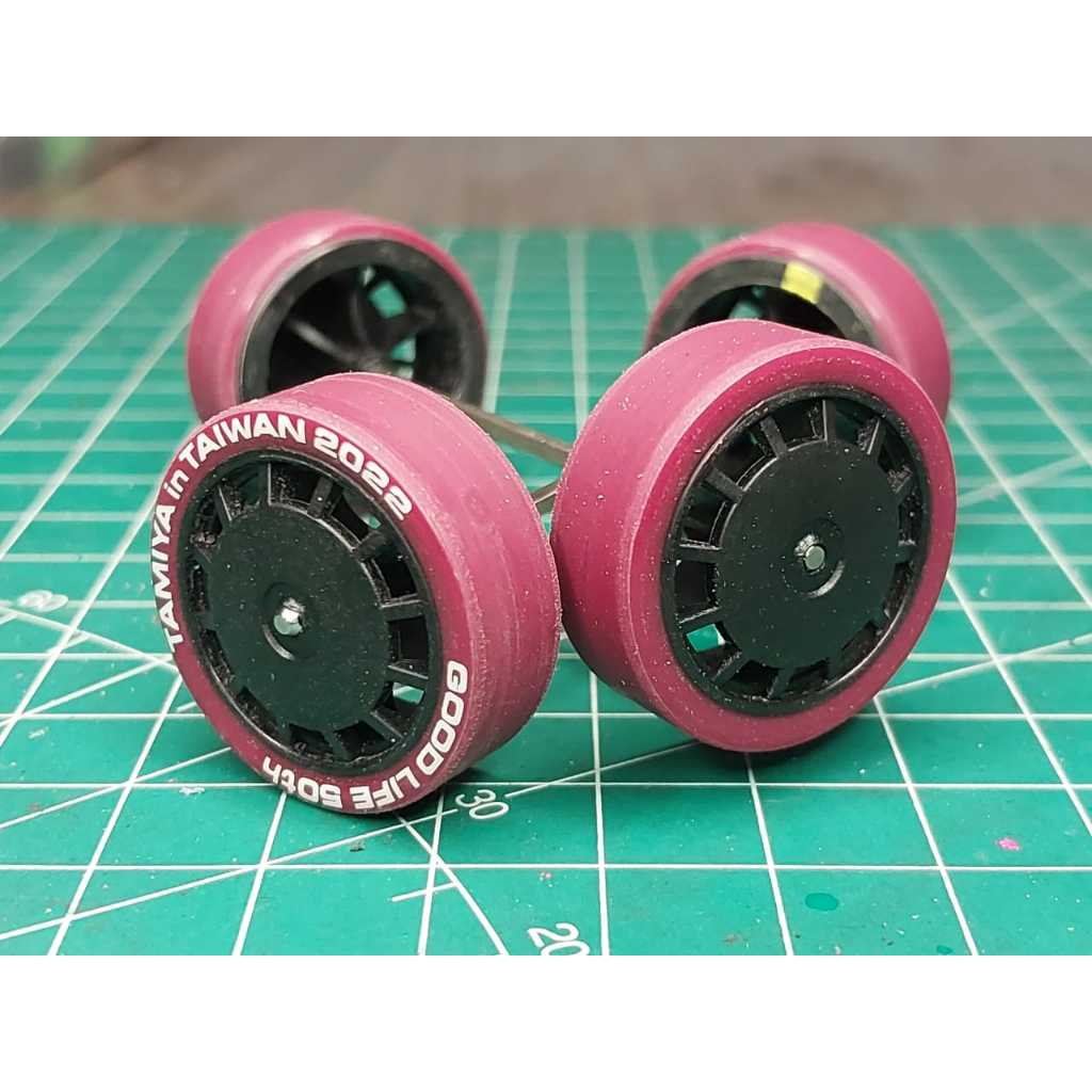 Jual Ban bubut maroon original lettering good life anniversary tamiya ...