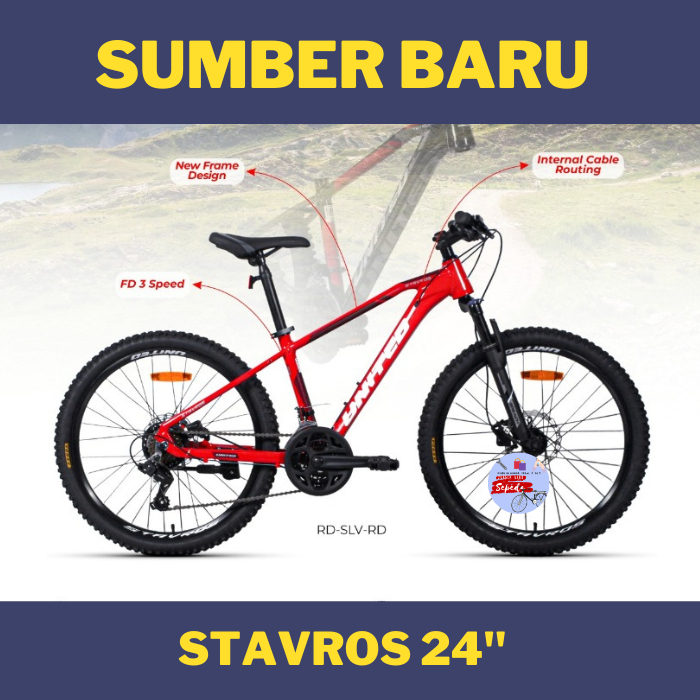 Jual Sepeda Gunung Mtb United Stavros 24" | Shopee Indonesia