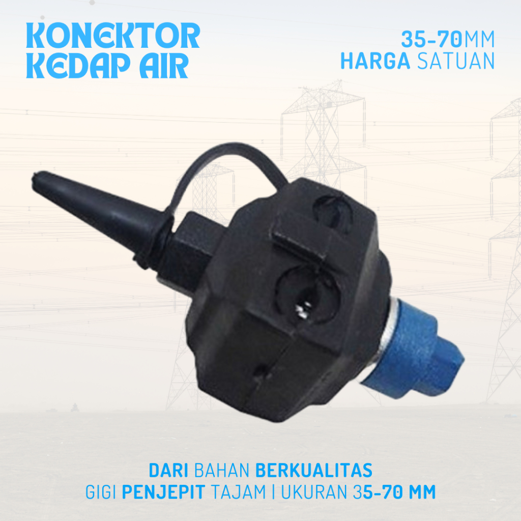 Jual TAP KONEKTOR KABEL LISTRIK KEDAP AIR 1 BAUT 35-70mm KONEKTOR KEDAP ...