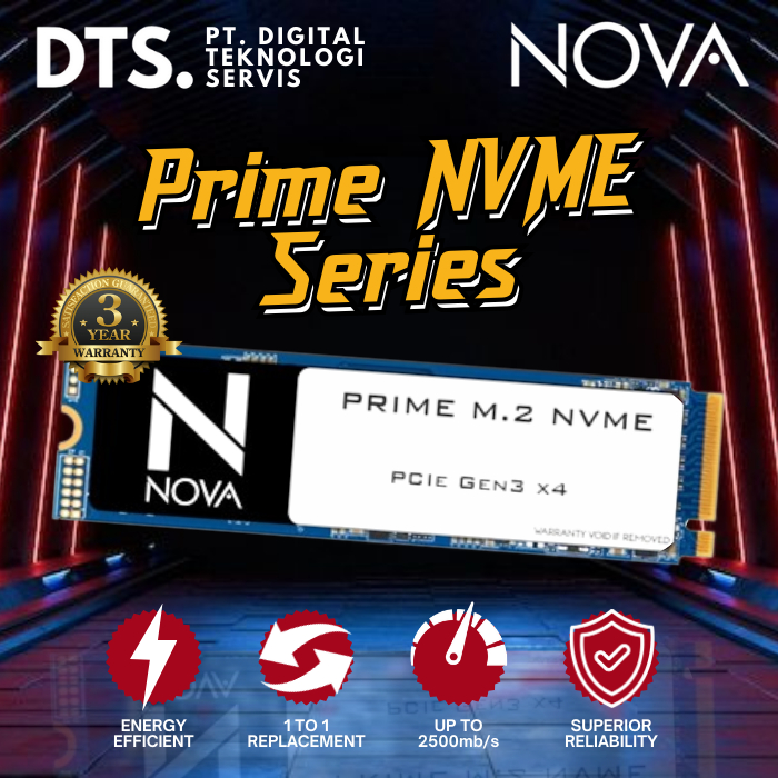 Jual SSD M2 NVME / M.2 NVME/ M2NVME 1TB NOVA PRIME PCIE 3.0 Gen3x4 ...
