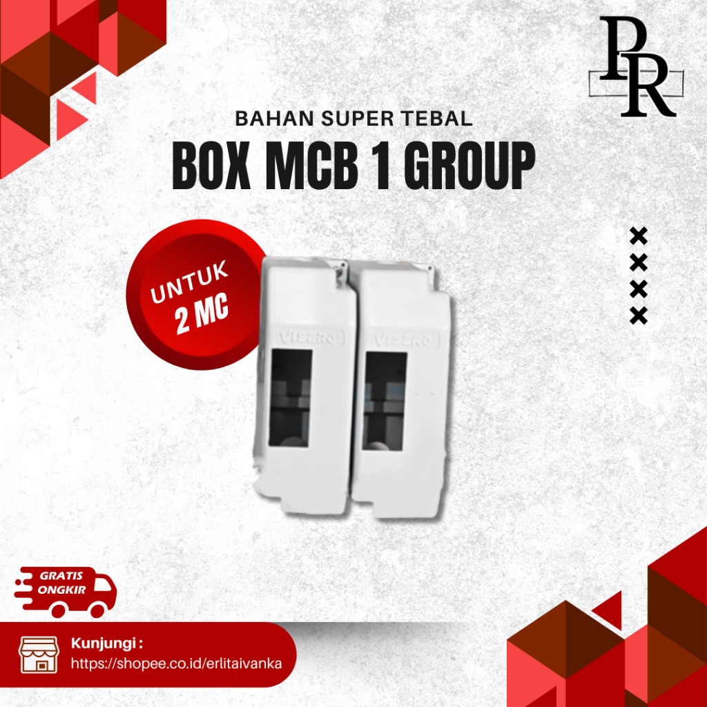 Jual PR-BOX MCB 1 GROUP VISERO MAKSIMAL UNTUK 2 MC | Shopee Indonesia