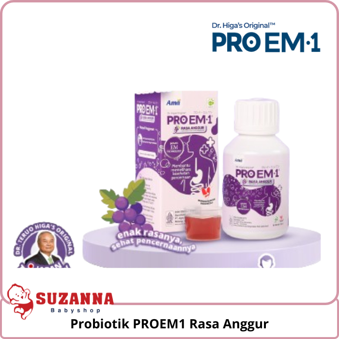 Jual PROEM1 Probiotik Rasa Anggur isi 90ml | Shopee Indonesia