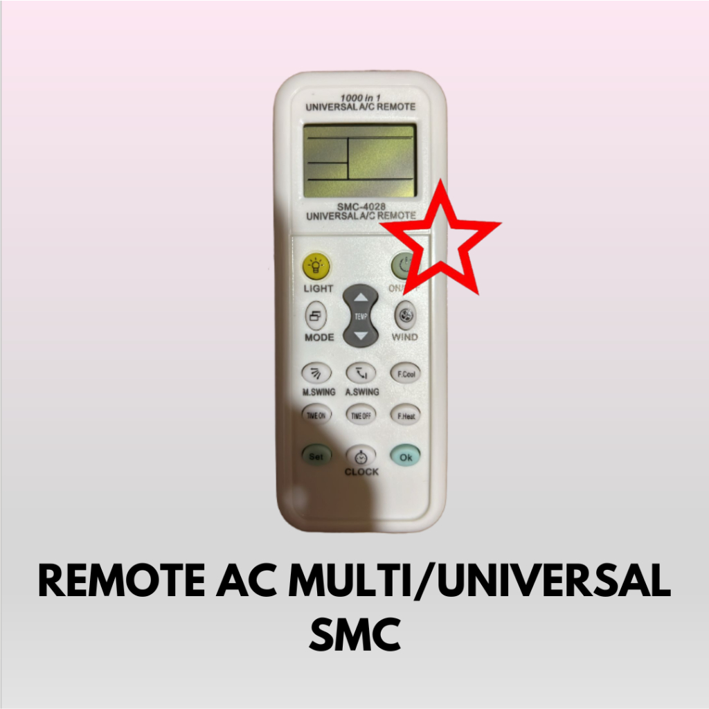 Jual REMOTE AC MULTI/UNIVERSAL SMC | Shopee Indonesia