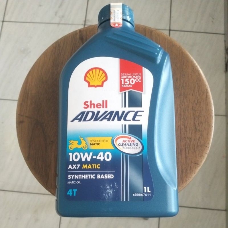 Jual oli Shell AX7 matic 10w40 isi1000ml | Shopee Indonesia