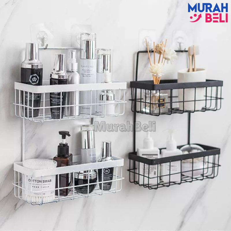 Jual MB Rak Kamar Mandi 2 Tingkat Rak Dapur 2 Tingkat Tempel Dinding ...