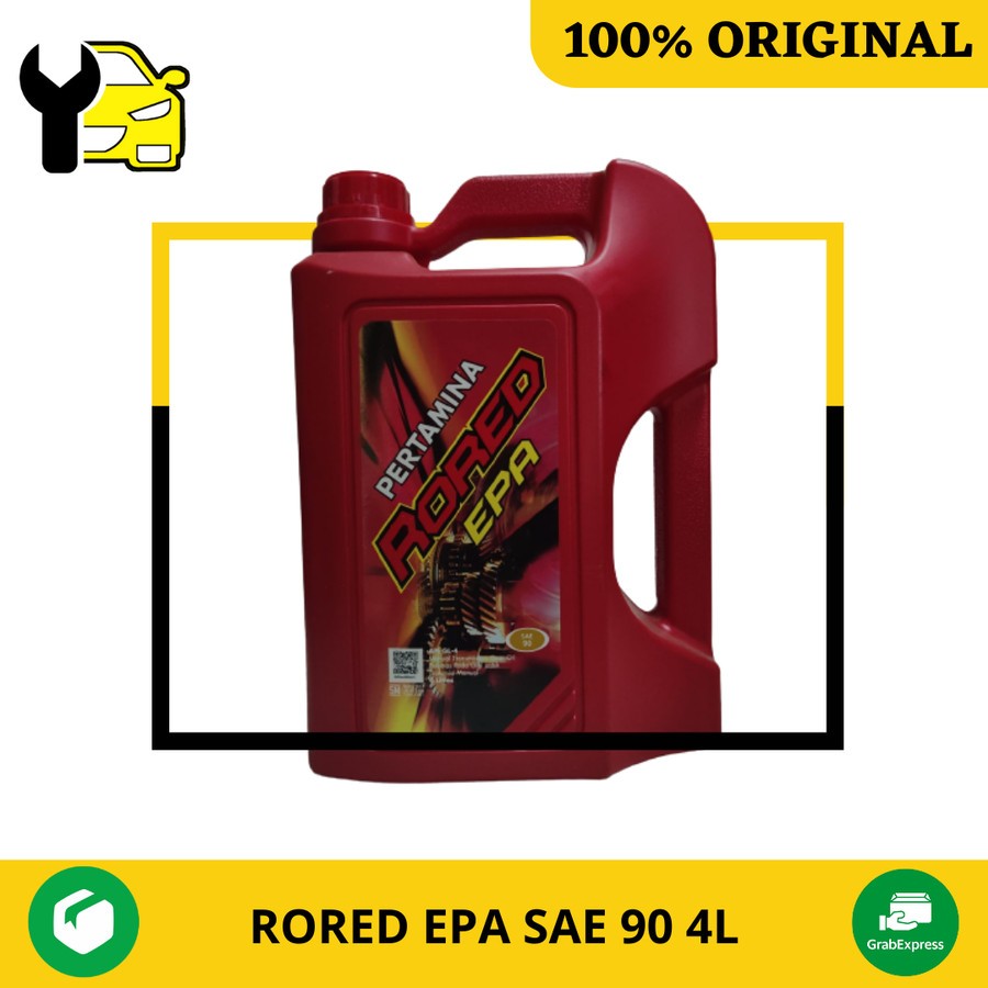 Jual Rored EPA Sae 90 Oli Gardan, Gear Oil 4 Liter Pertamina (Dijamin ...