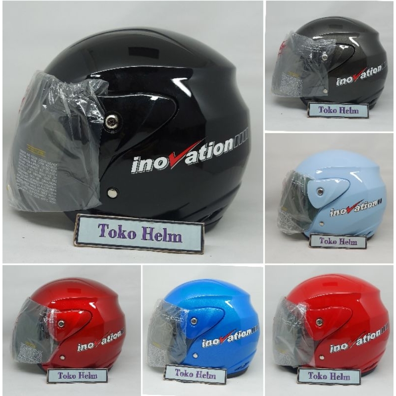Jual Helm EVO SNI innovation solid polos | Shopee Indonesia