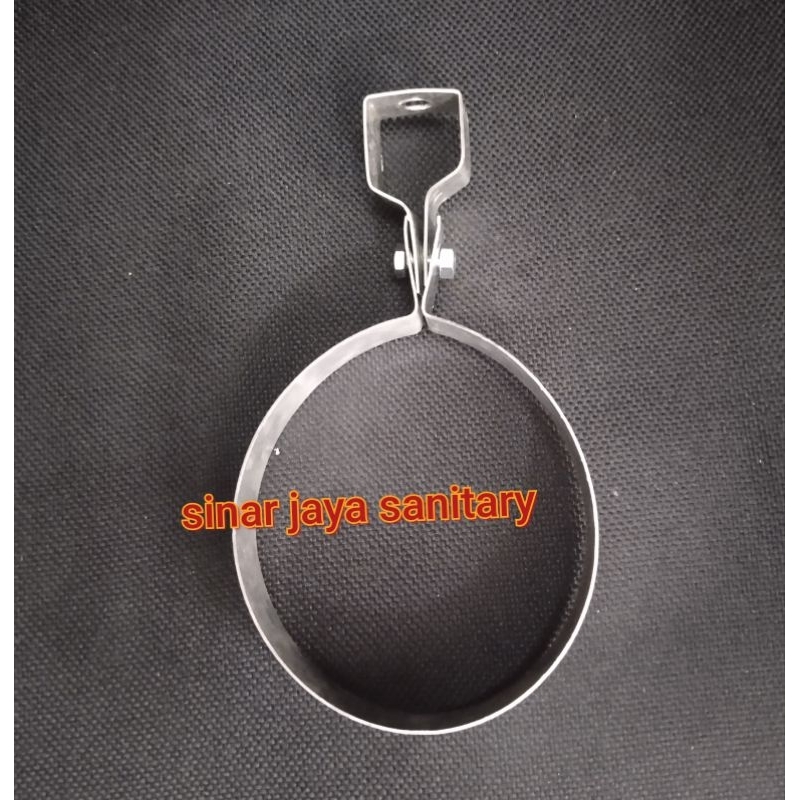 Jual Klem gantung engsel pipa 6inch / Klem cerobong asap gantung / Klem ...
